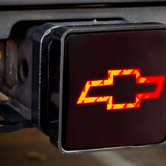 Other | Chevy Chevrolet Led Brake Light Tow Hitch Plug Cover Works For ...